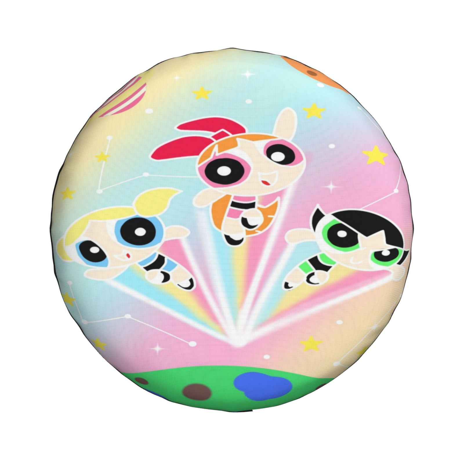 Powerpuff Girls Spare Tire Cover Animal Cute Cartoon Weatherproof ...