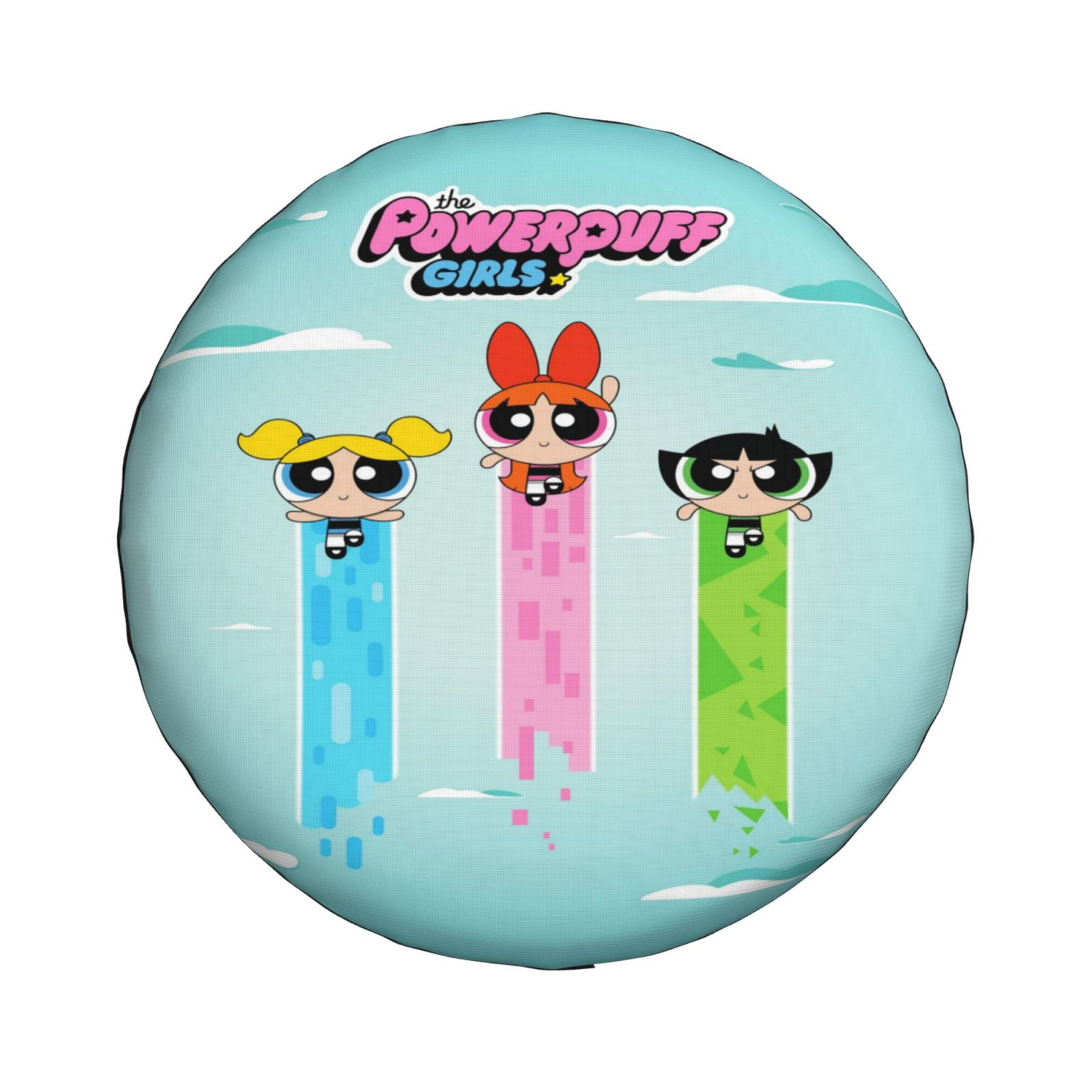 Powerpuff Girls Spare Tire Cover Animal Cute Cartoon Weatherproof ...