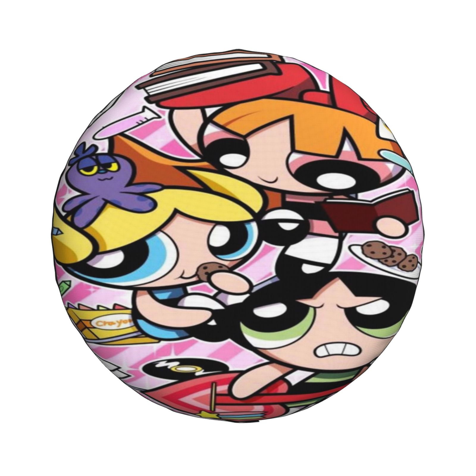Powerpuff Girls Spare Tire Cover Animal Cute Cartoon Weatherproof ...