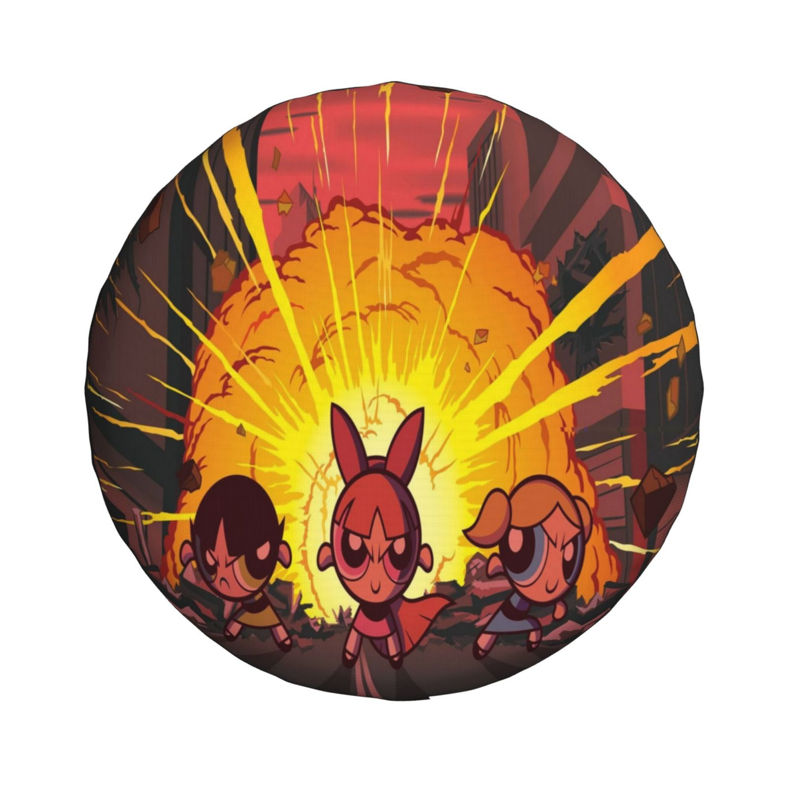 Powerpuff Girls Spare Tire Cover Animal Cute Cartoon Weatherproof ...
