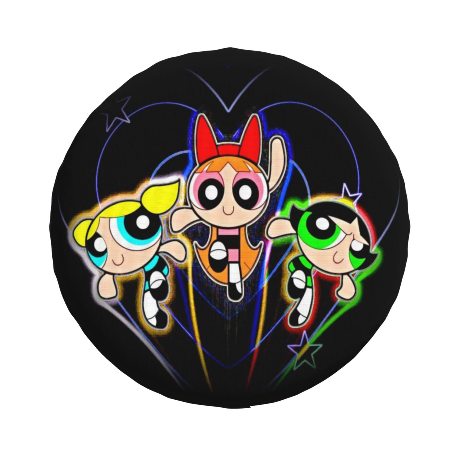 Powerpuff Girls Spare Tire Cover Animal Cute Cartoon Weatherproof ...