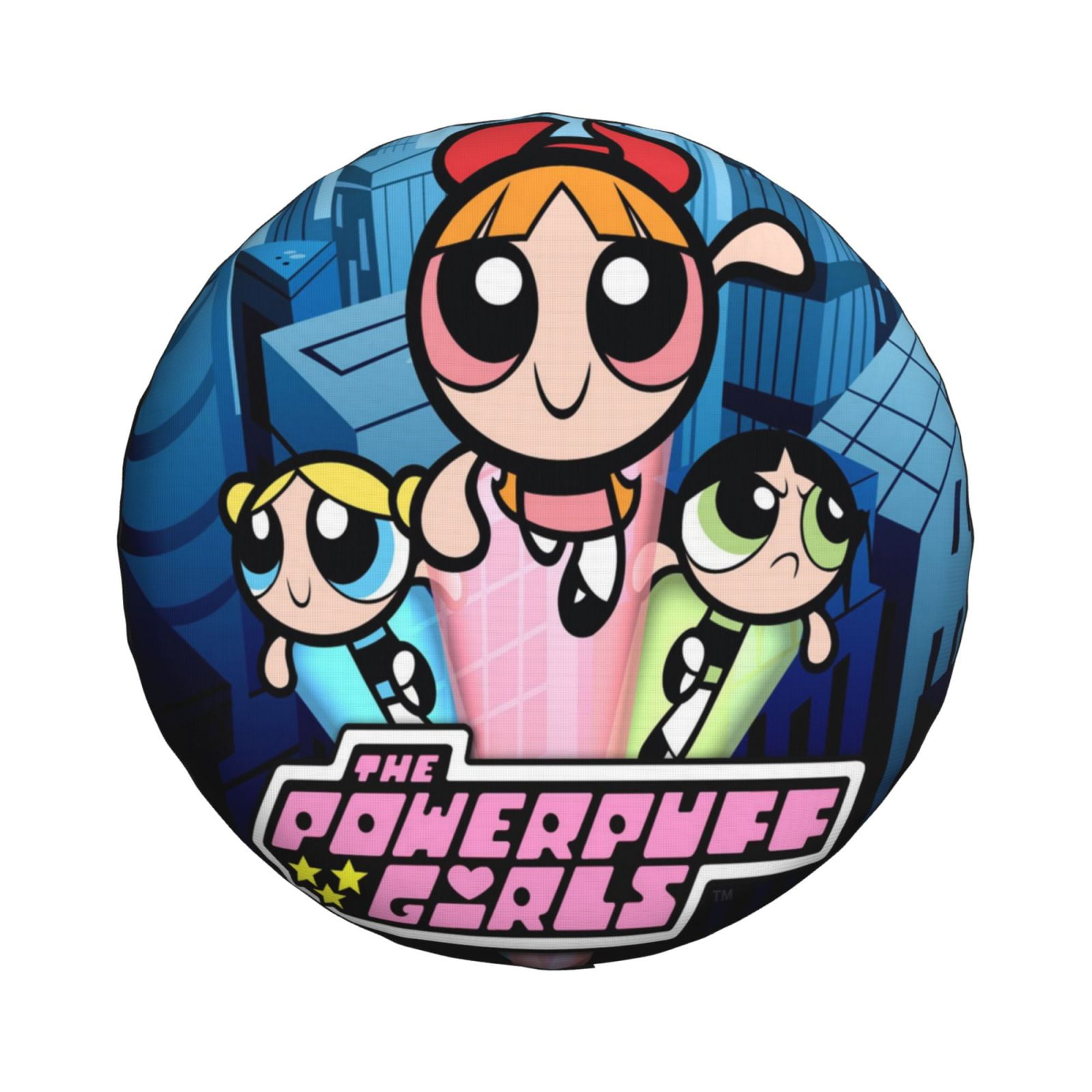 Powerpuff Girls Spare Tire Cover Animal Cute Cartoon Weatherproof ...