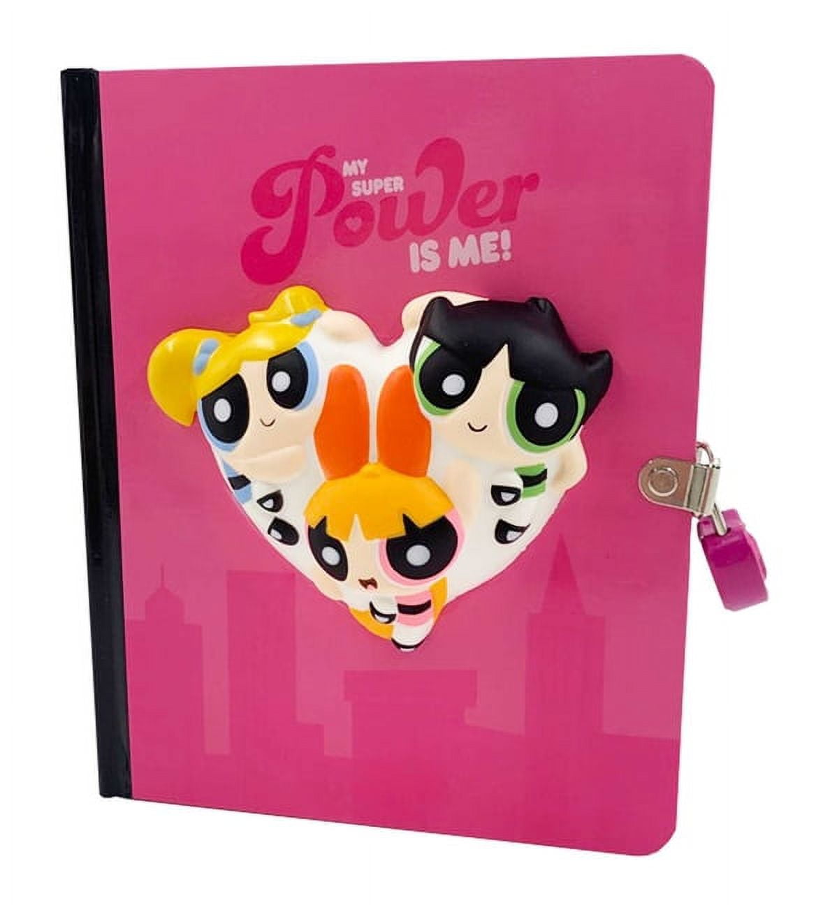 Powerpuff Girls: Squishy Lock & Key Diary, (Hardcover) - Walmart.com