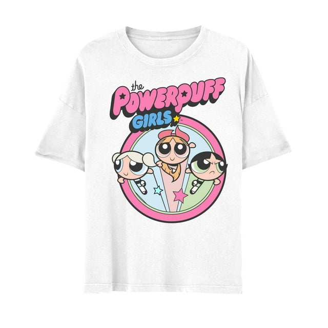 Powerpuff Girls The Girls Mens and Womens Short Sleeve T-Shirt (White ...