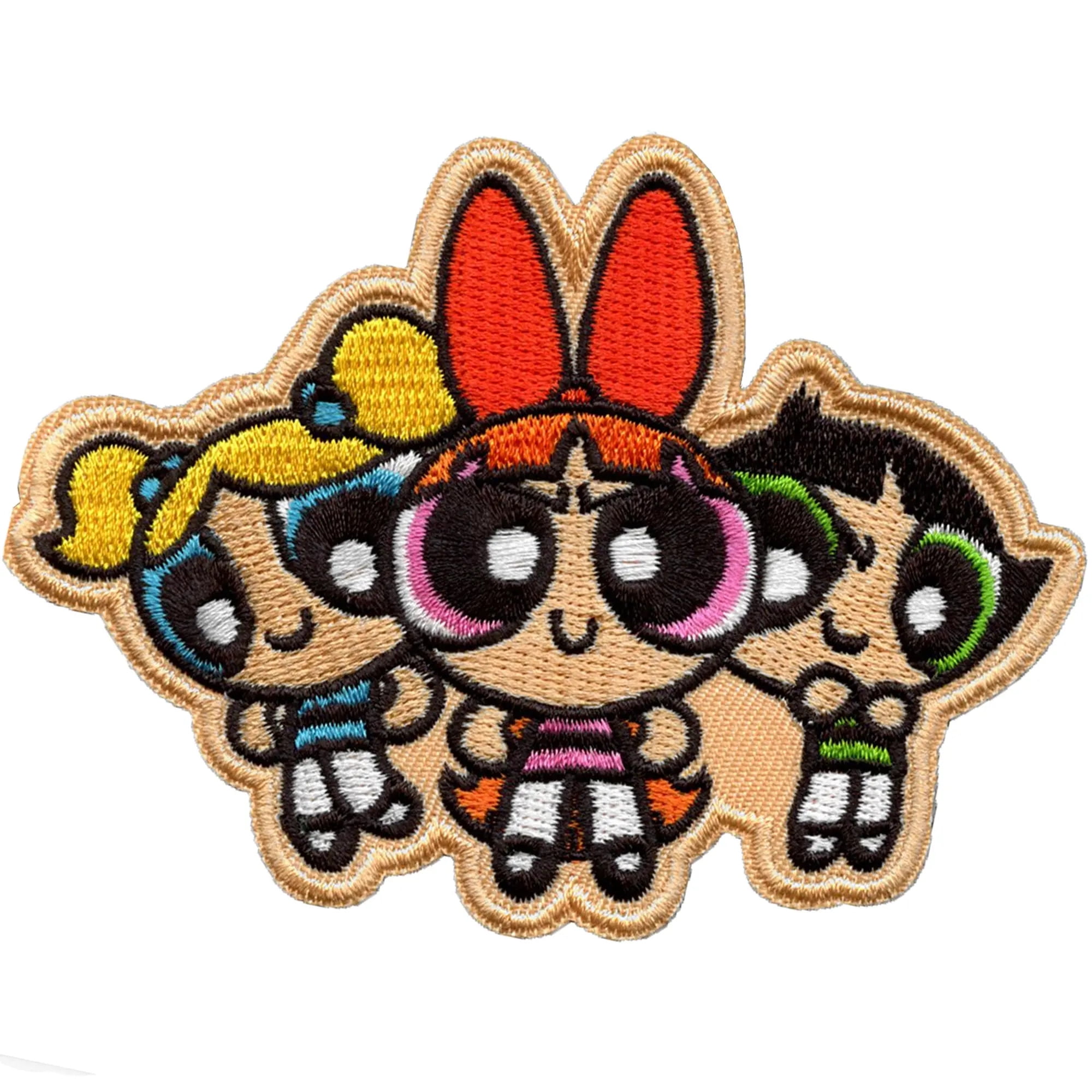 Powerpuff Girls Trio Pose Patch Cartoon Network Animation Embroidered ...
