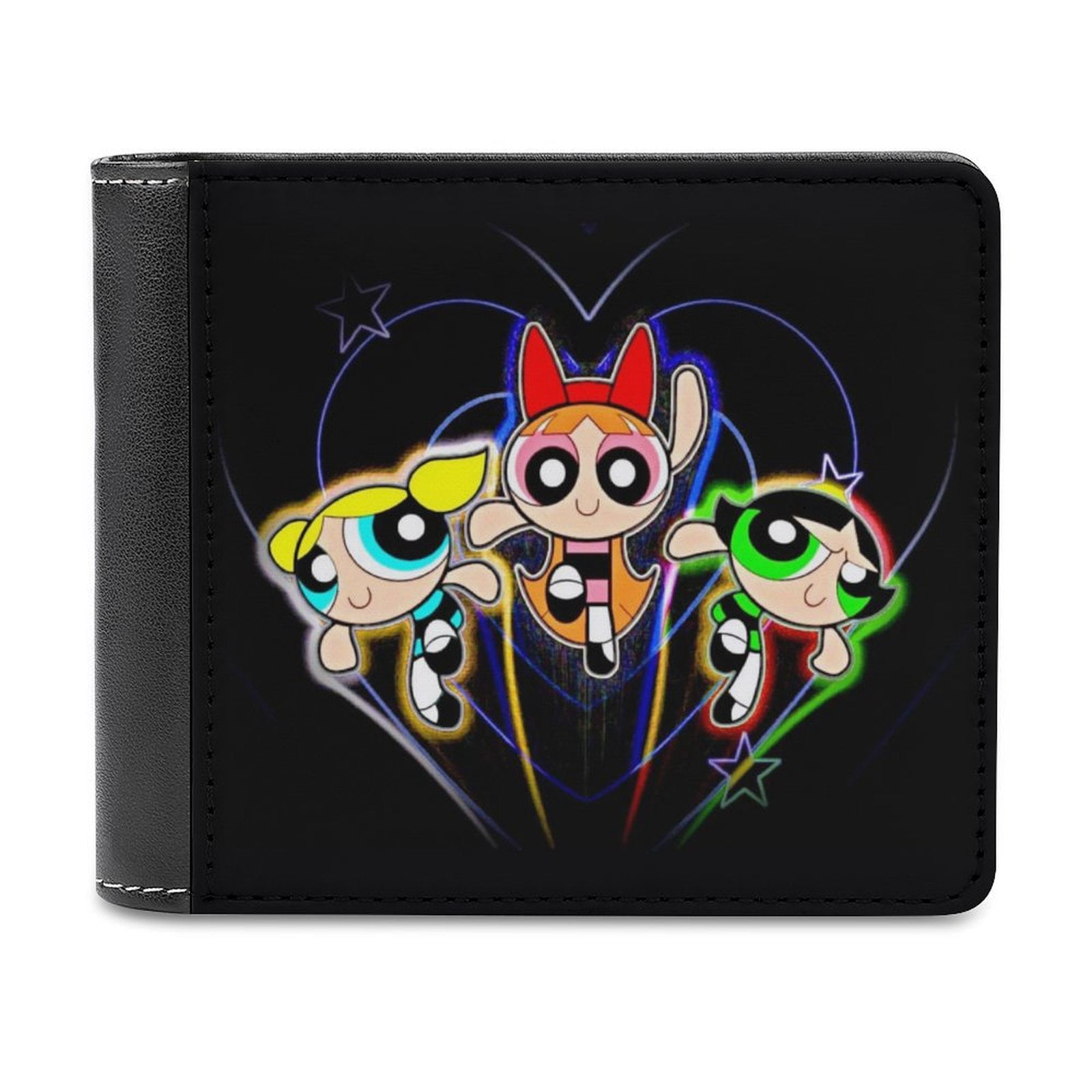 Powerpuff Girls Wallet, Anime Leather Wallet Mens Wallets Manga Slim ...