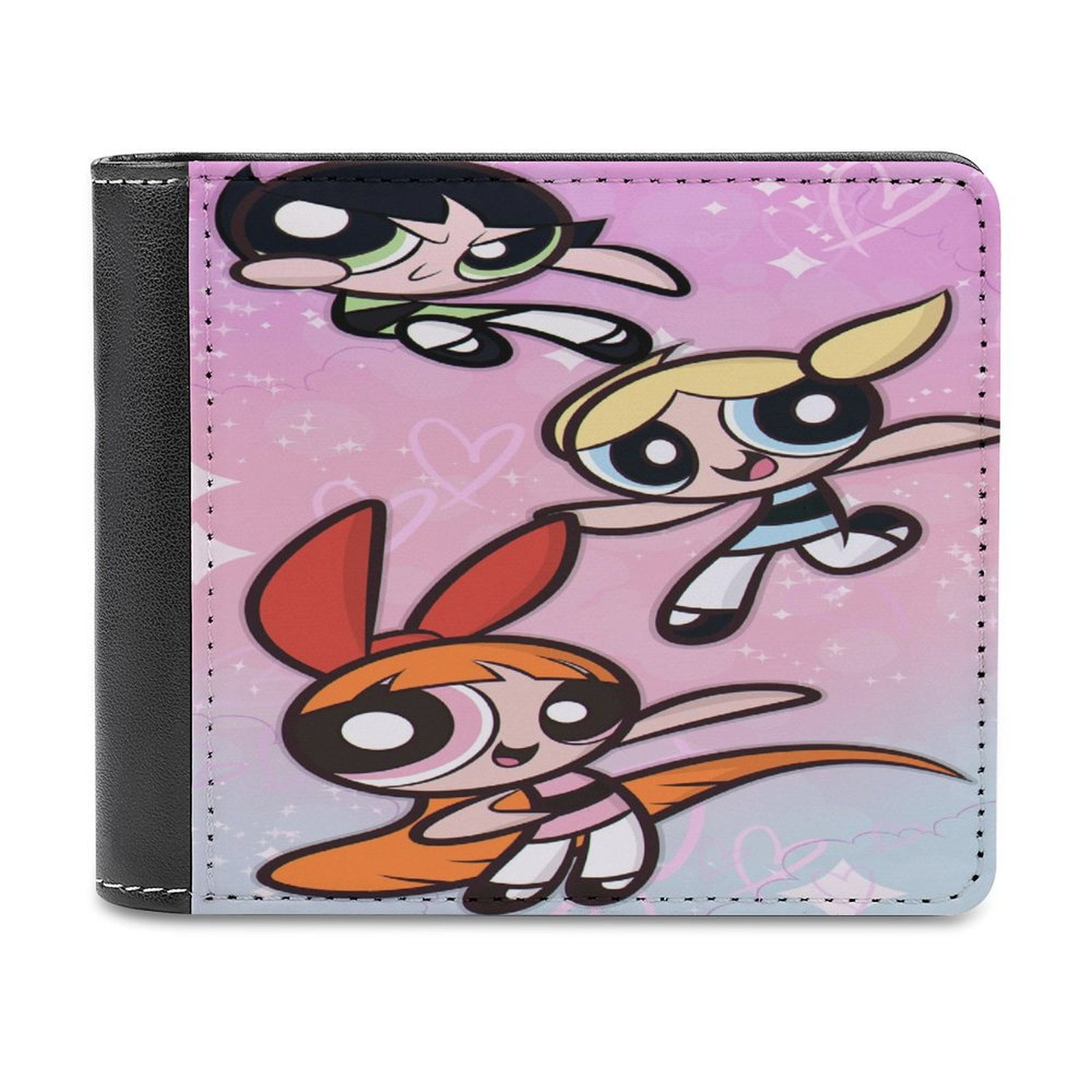 Powerpuff Girls Wallet, Anime Leather Wallet Mens Wallets Manga Slim ...