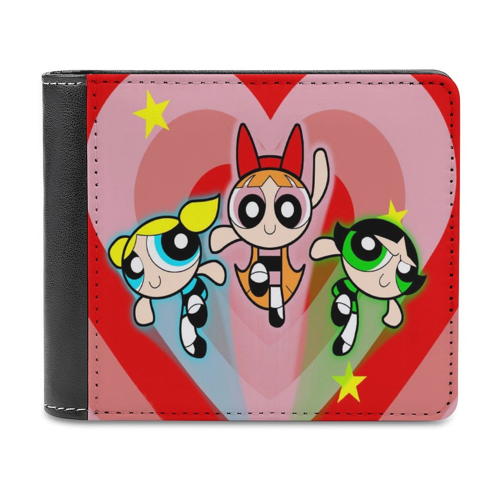 Powerpuff Girls Wallet, Anime Leather Wallet Mens Wallets Manga Slim ...