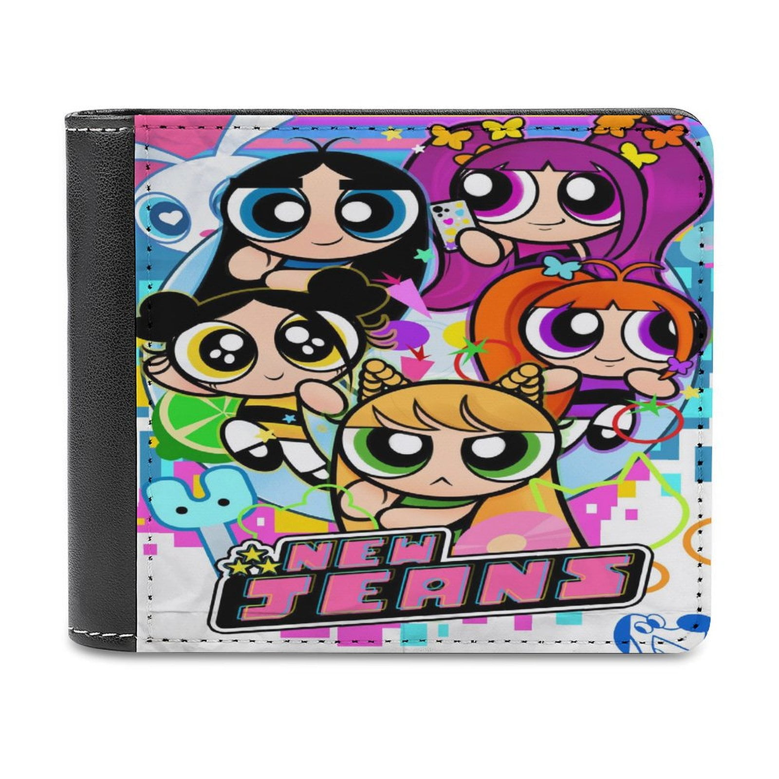 Powerpuff Girls Wallet, Anime Leather Wallet Mens Wallets Manga Slim ...