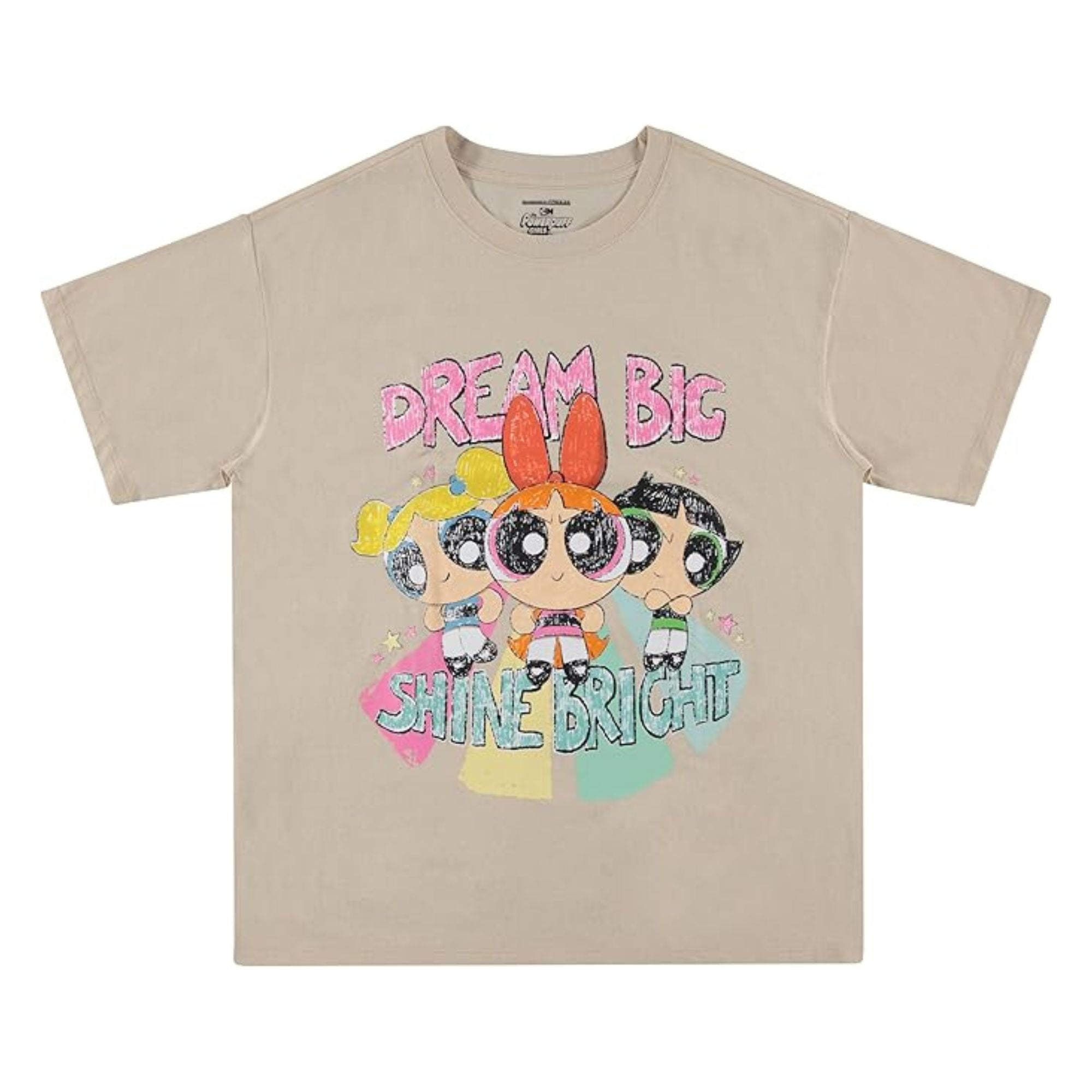 Powerpuff Girls Women’s T-shirt, Classic Printed Cartoon Powerpuff ...
