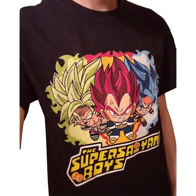 Powerpuff Saiyans Broly Goku Vegeta Ball Saiyan super saiyan power puff ...