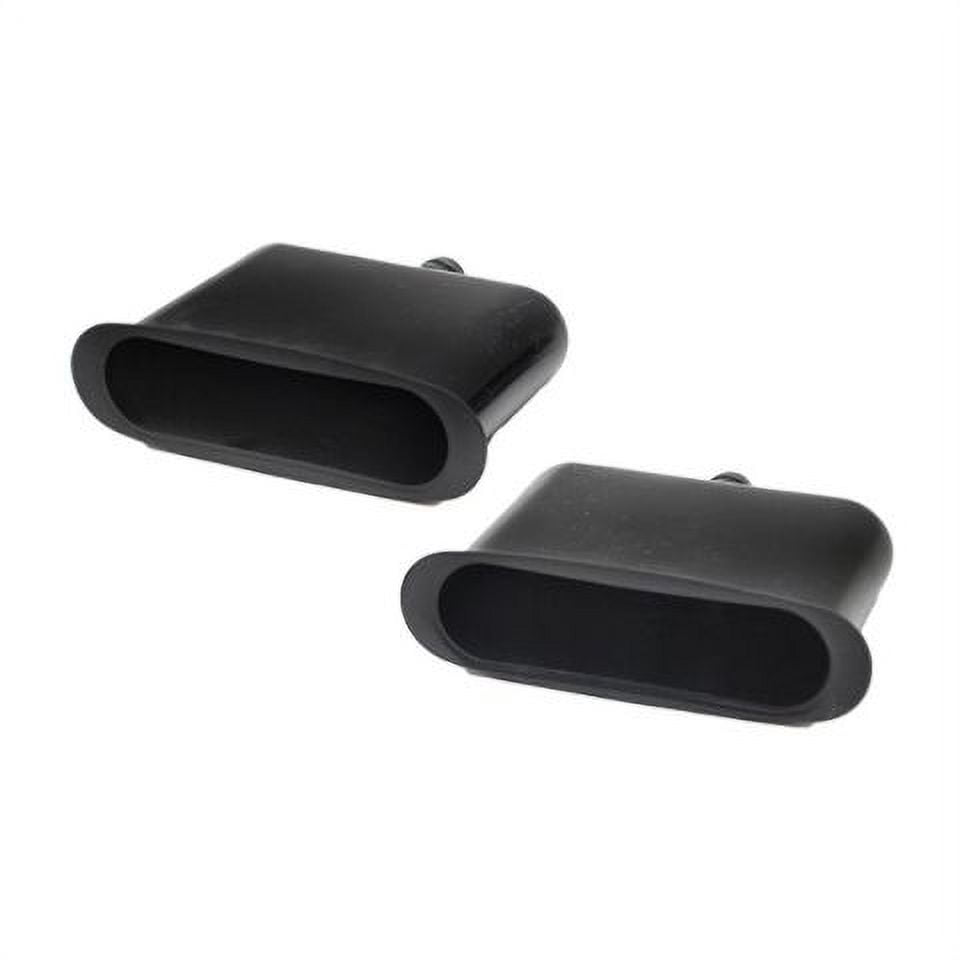 Boat Cleat Housings | 3 1/4 Inch Black Plastic (Pair) - Walmart.com