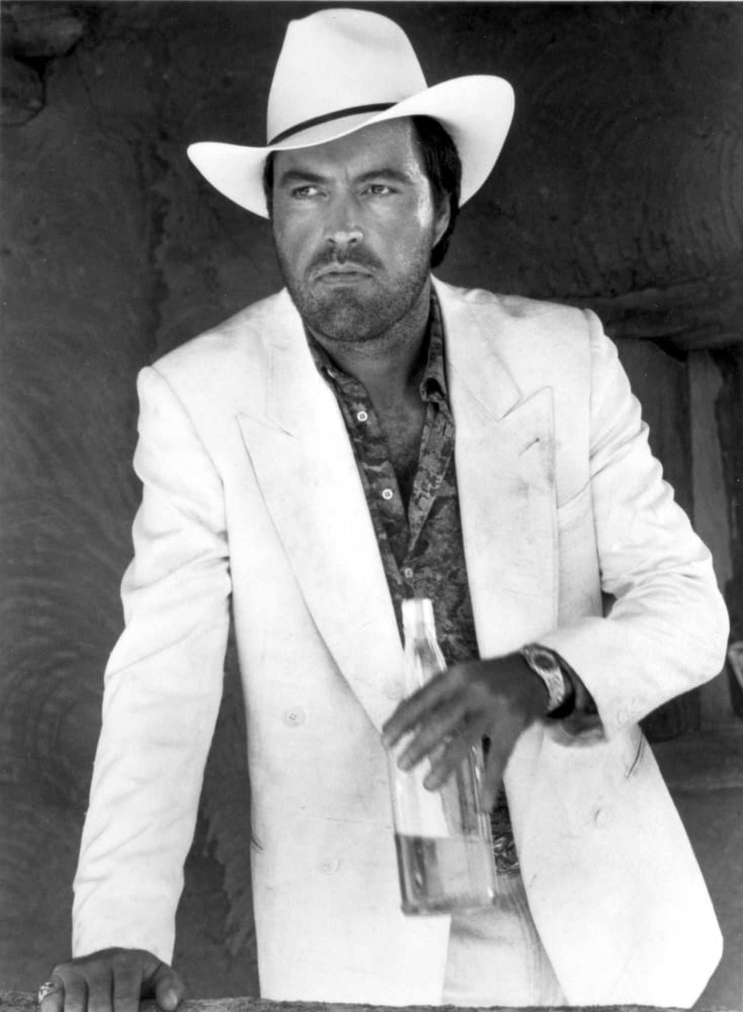 Powers Booth wearing a cowboy hat Photo Print (24 x 30) - Walmart.com