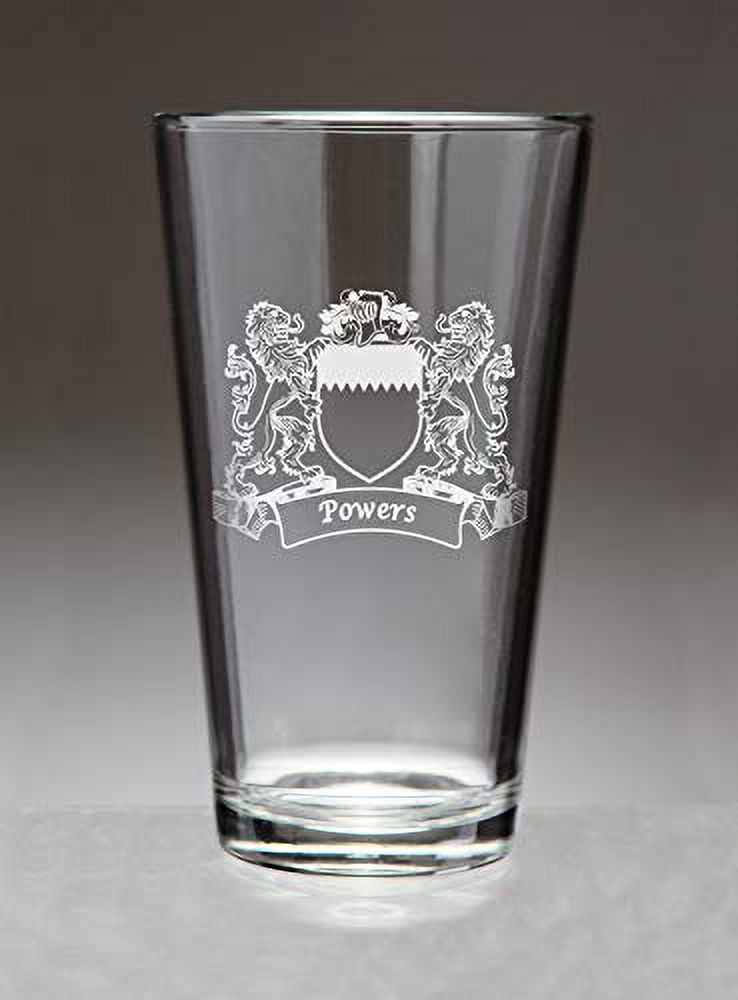 Powers Irish Coat of Arms Lions Pint Glasses (Sand Etched) - Walmart.com