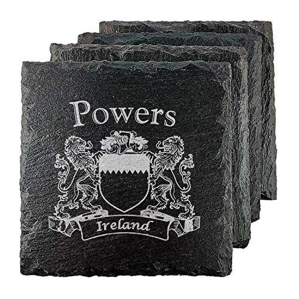 Powers Irish Coat of Arms Slate Coasters - Set of 4 - Walmart.com