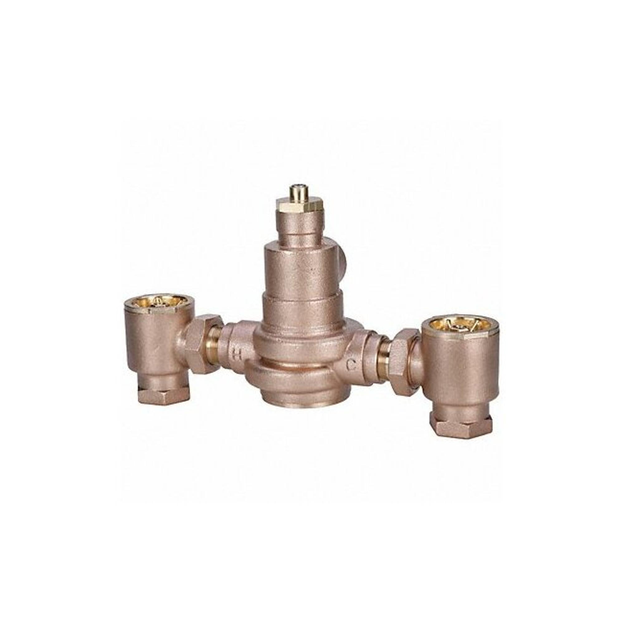 Powers Mixing Valve,Brass,110 gpm 1 1/4 x 1 1/4 LFMM433-1 - Walmart.com