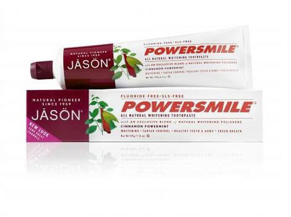 Powersmile Cinnamon Mint Toothpaste Jason Natural Cosmetics 6 oz Paste ...