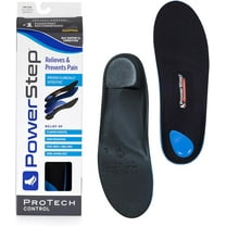 Powerstep Protech Walk Fit Full Length Orthotic Insoles for Heel Pain ...