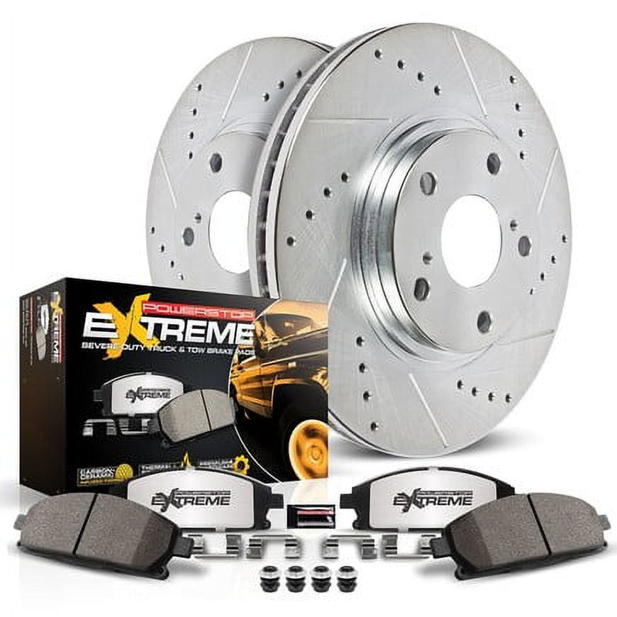 Powerstop Brakes K208336 Z36 Truck And Suv Carbon Fiber Ceramic Brake ...