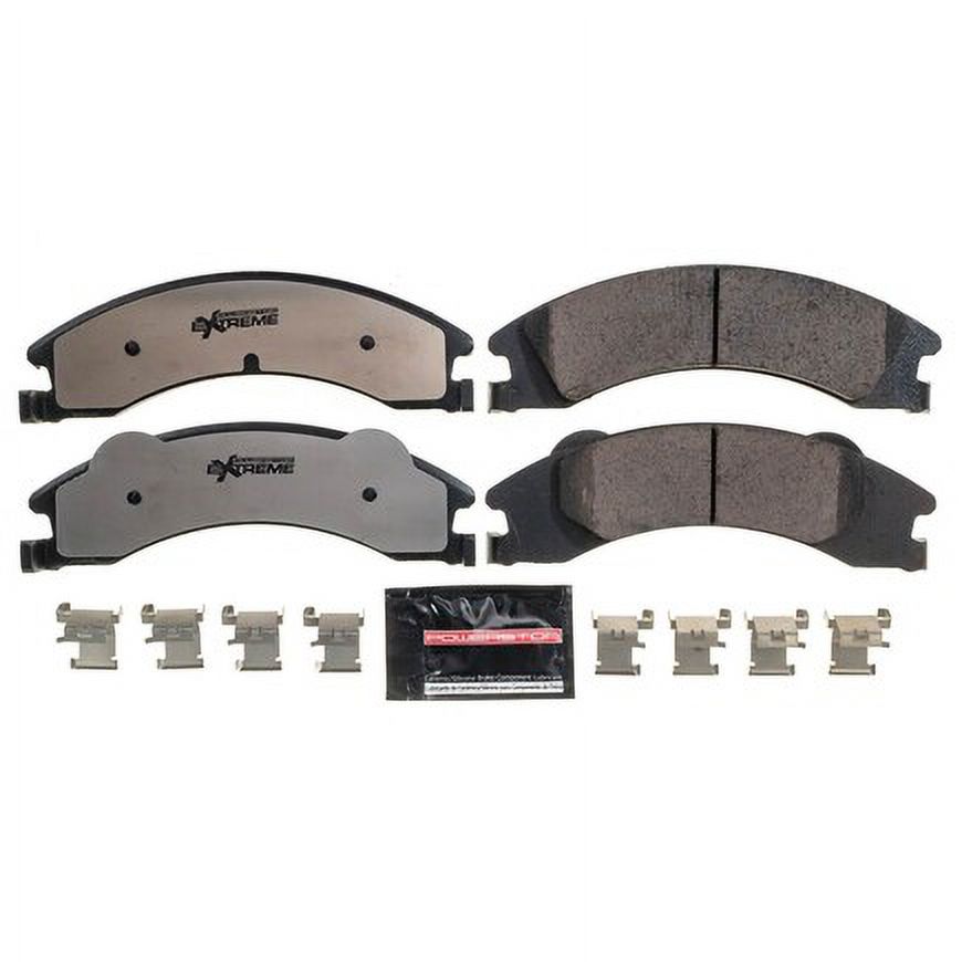 PowerStop Z36-1328 Disc Brake Pad Set Ford Disc Brake Pad Set - Front ...