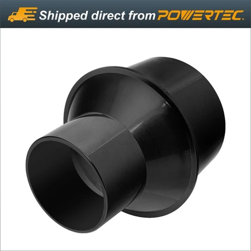 Powertec 4" To 2-1/2" Tapered Adapter Dust Collection Reducer Fitting ...