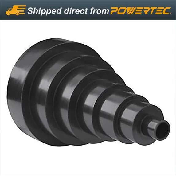 Powertec 7-Step Universal Dust Hose Reducer 6 Inch To 1 Inch (70139 ...