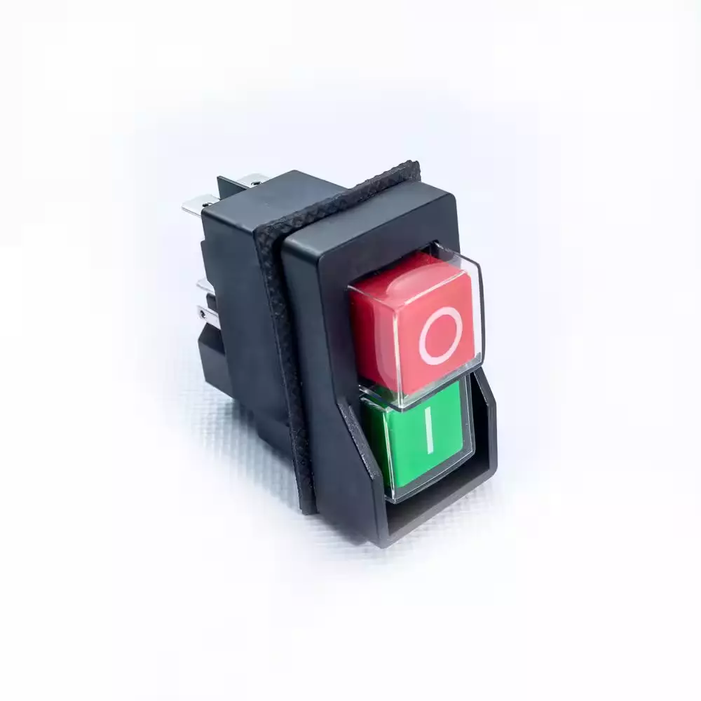 Powertec 71355 Magnetic On-Off Switch 110V Color Coded Push Button ...
