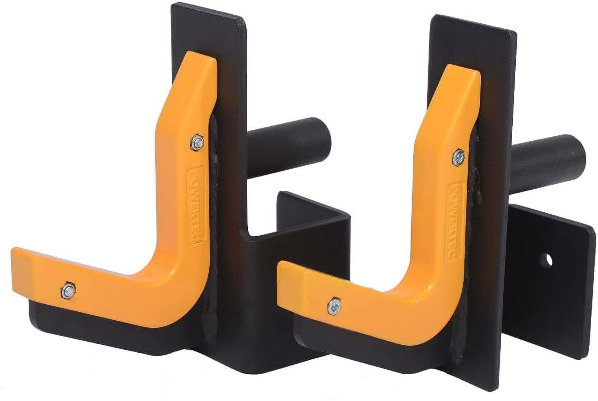 Powertec Premium J-Hooks for Power Racks and Half Racks - Set of 2 ...