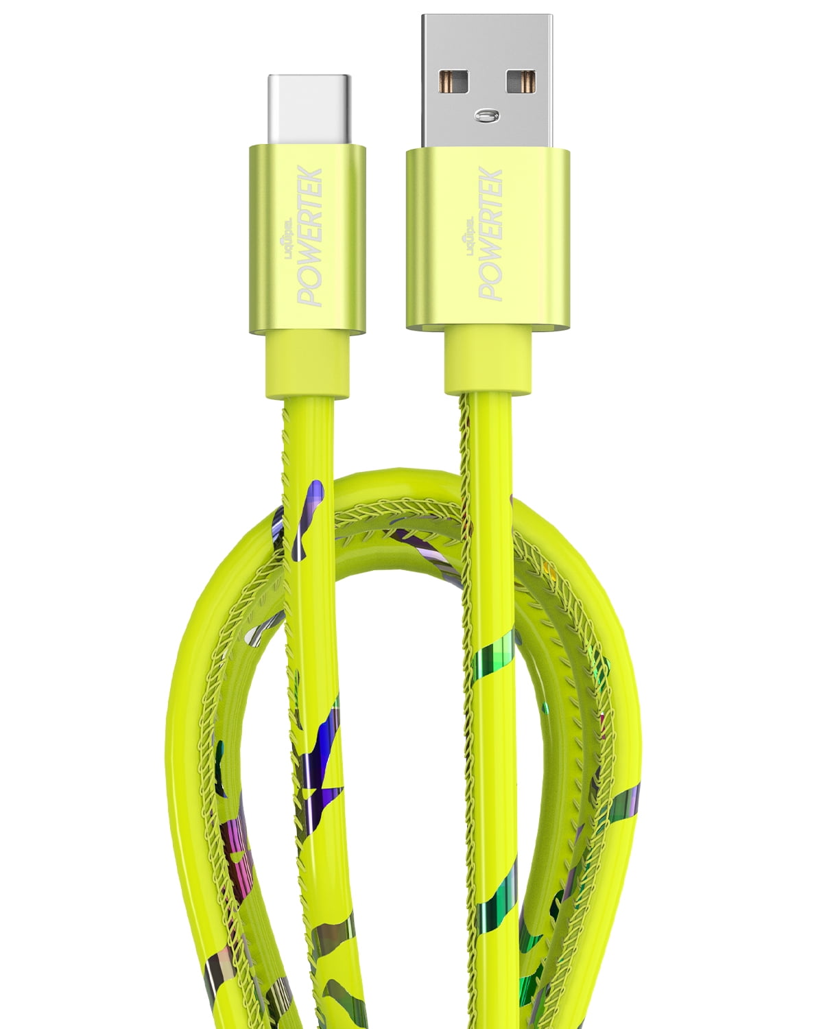Powertek 6' USB Type A to Lightning Cable, Yellow - Walmart.com