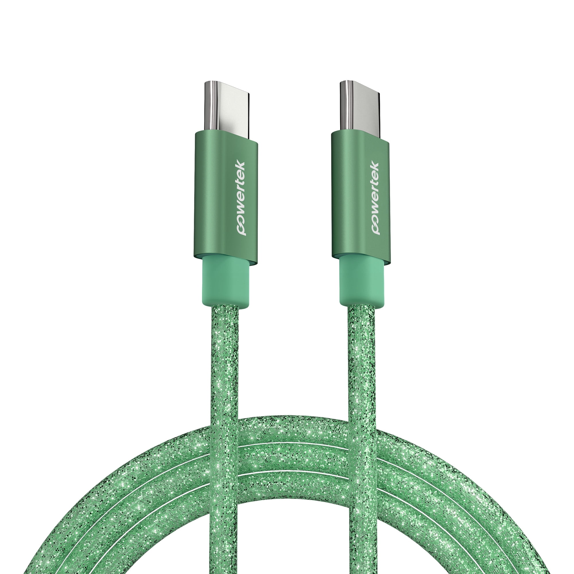 Powertek USB-C to USB-C Cable, Fast Charging Type-C Charger Cord ...