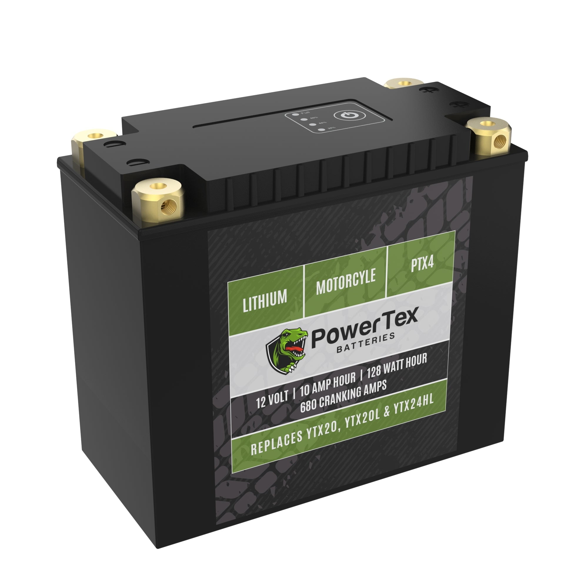 Powertex Motorcycle YTX20HL-BS Lithium Battery Replacement – Advanced ...