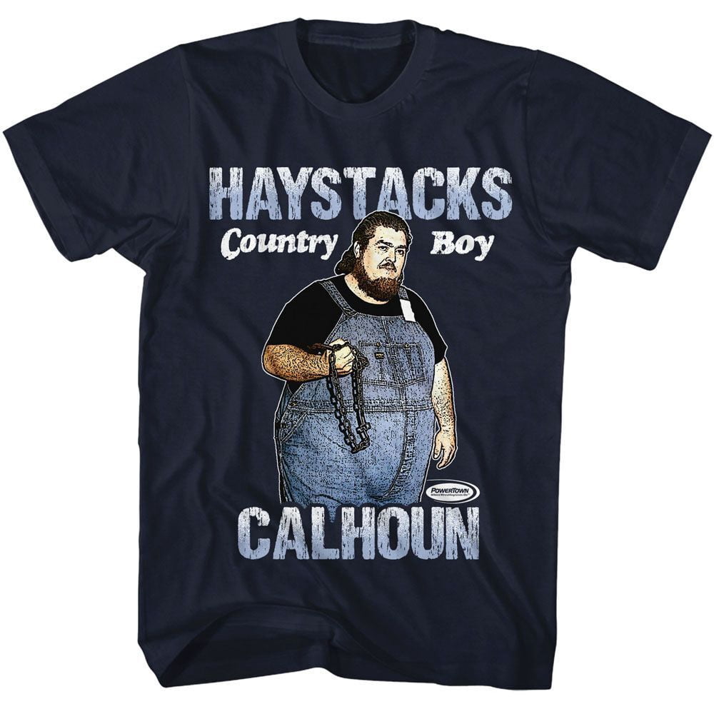 Powertown Haystacks Calhoun Navy Icons Shirt - Walmart.com