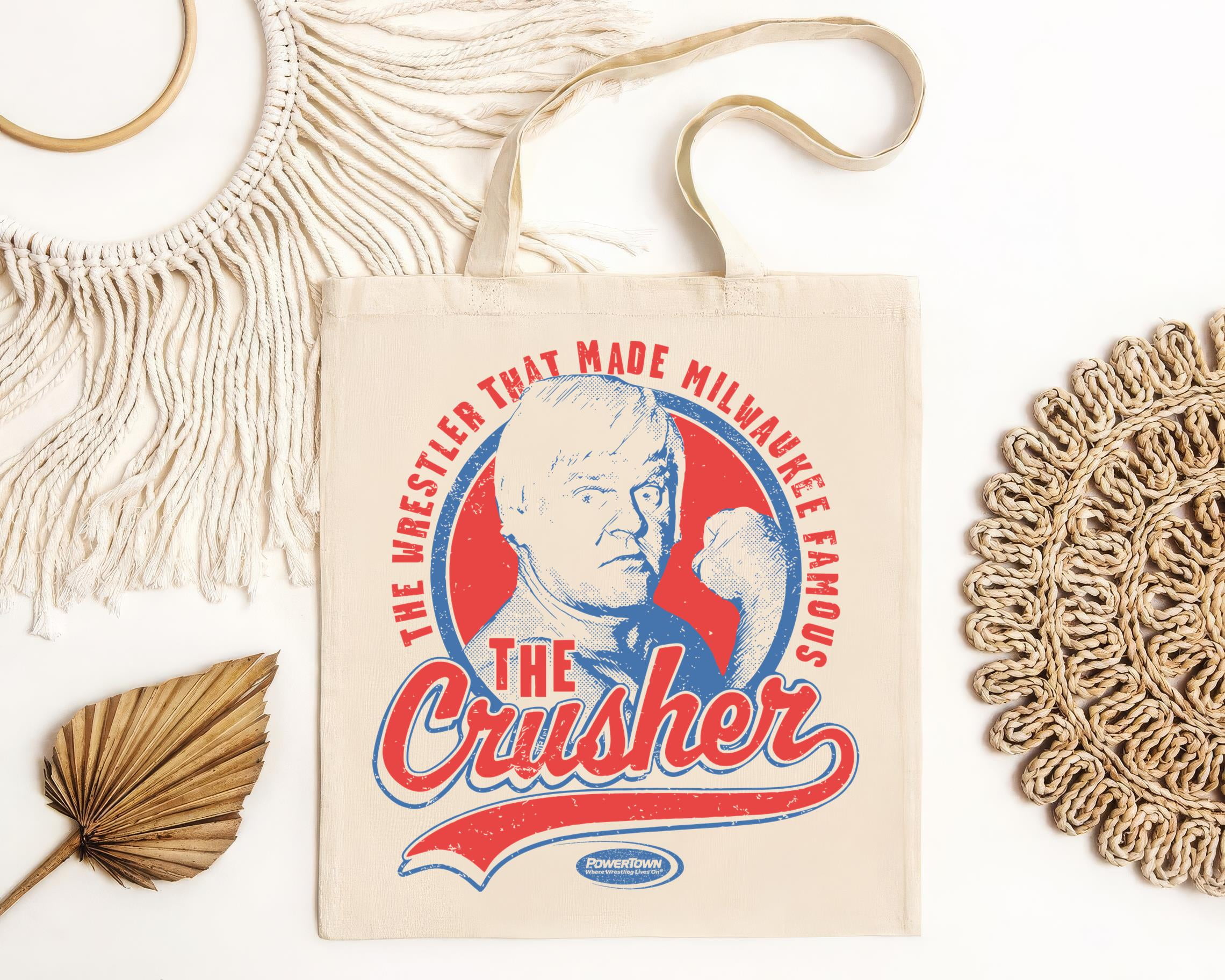 Powertown The Crusher Men's T Bag Milwaukee Famous Wrestler Reginald ...