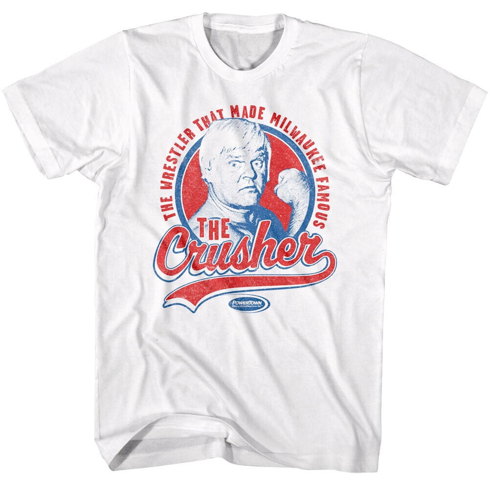 Powertown The Crusher Men's T Shirt Milwaukee Famous Wrestler Reginald ...