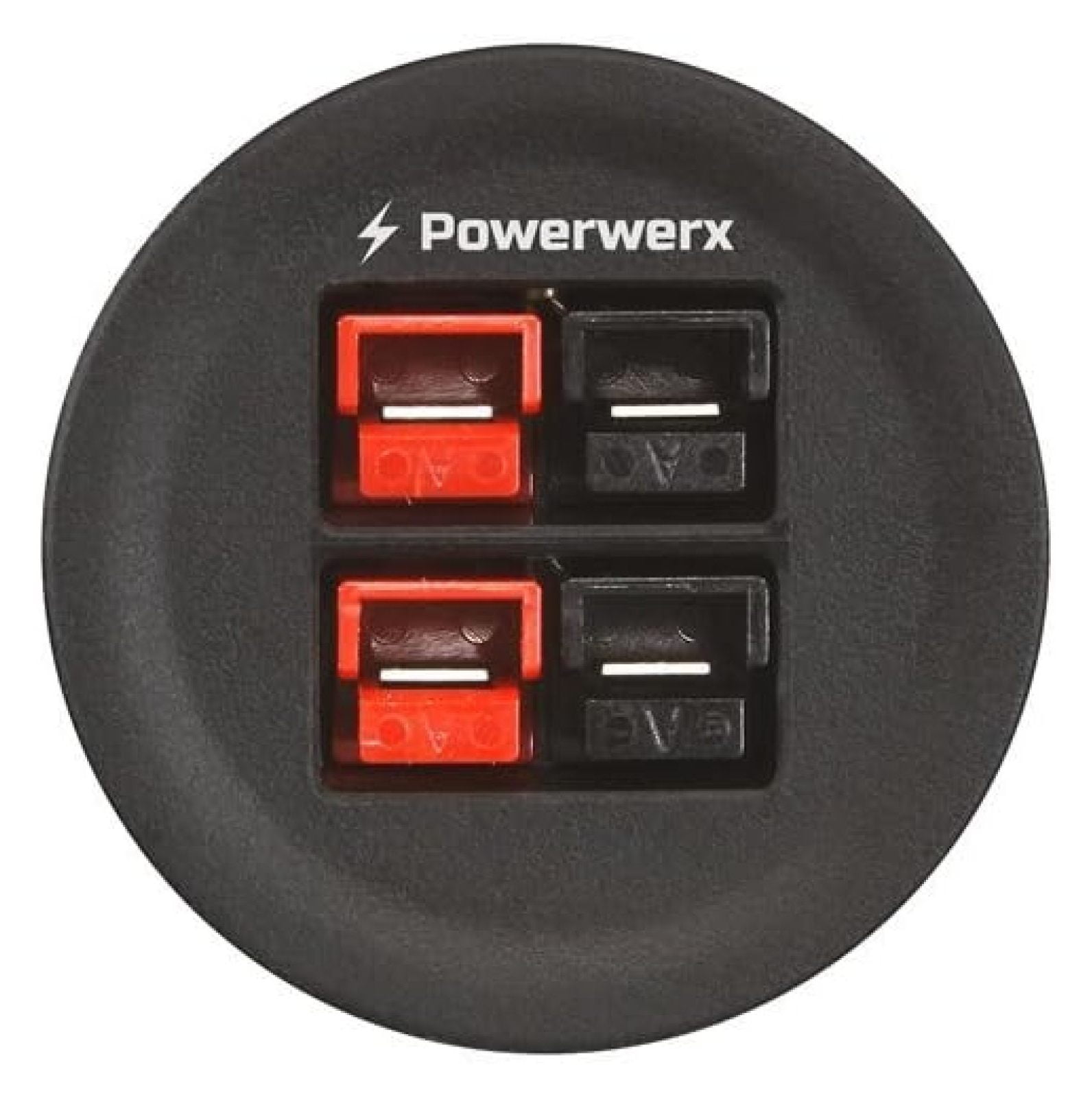 Powerwerx Panel Mount Housing for Two Anderson Powerpole Connectors ...