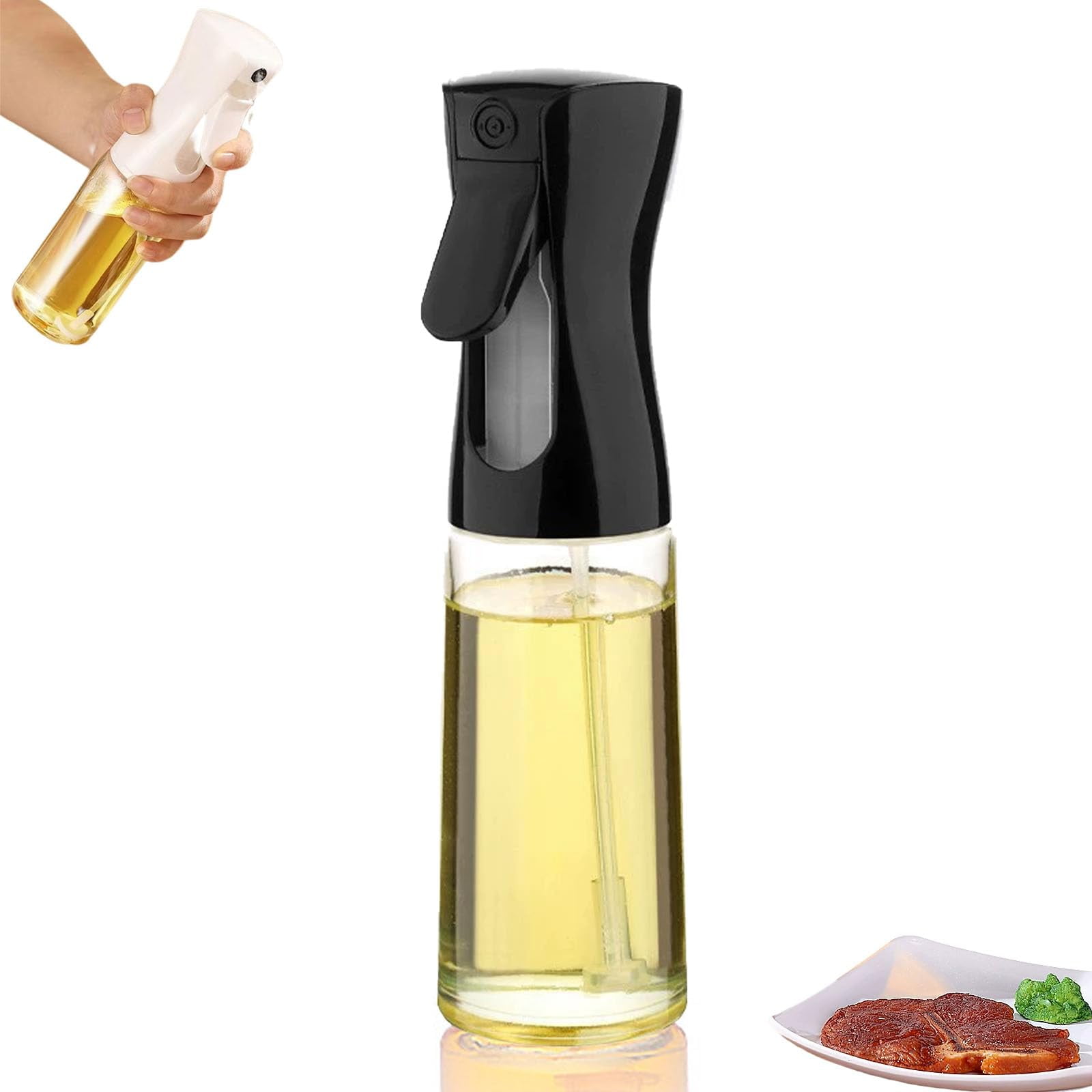 Powi Chefologist Glass Oil Sprayer, 2 in 1 Oil Dispenser and Oil ...
