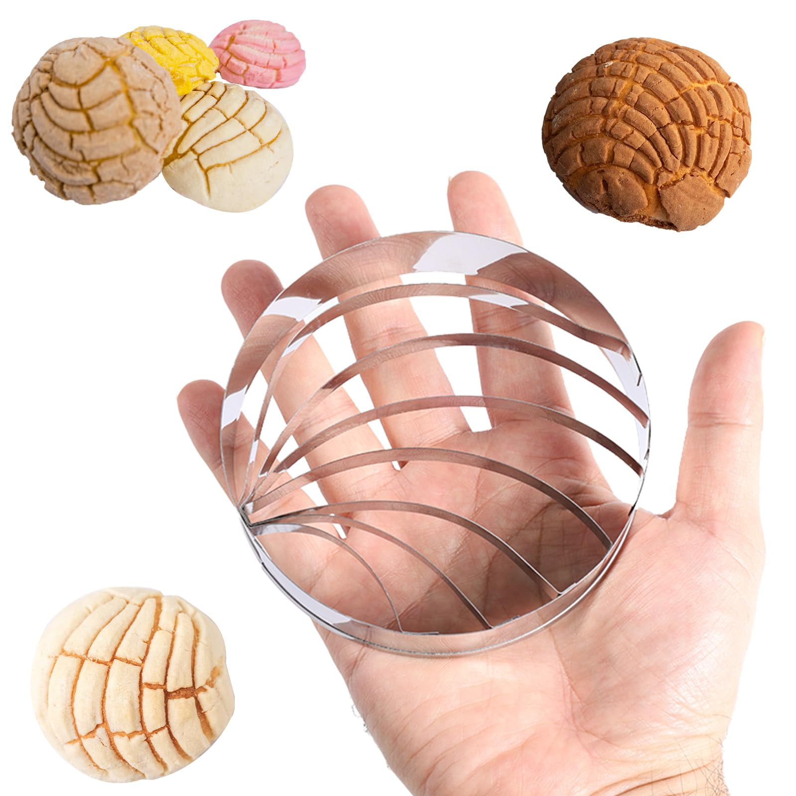 Powi Concha Cutter, Cutting Machine Mexican Bread Mold Stamp Conchas ...