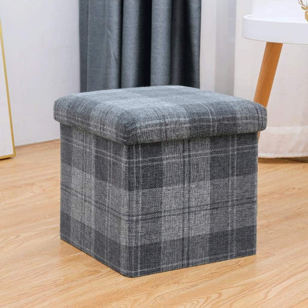 Powiller Foldable Storage Ottoman Cube, Footrest Stool, Foot Rest ...