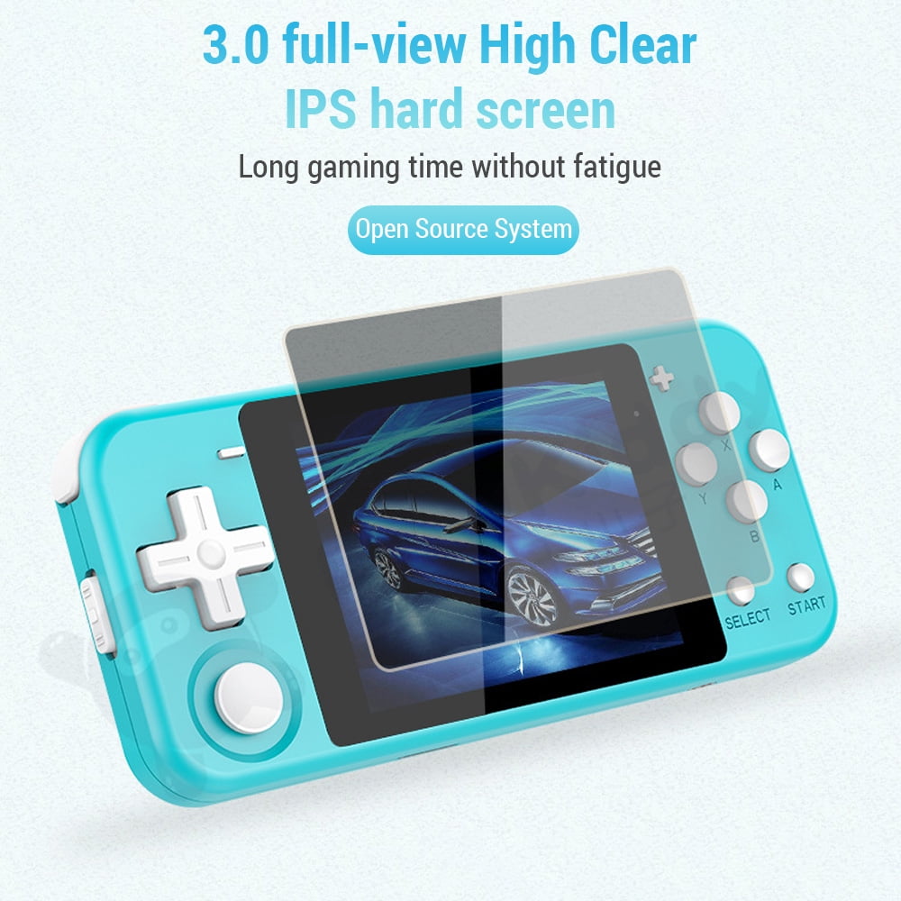 Powkiddy Game Console,Screen Situ Open 3 Inch Ips Open Source Console ...