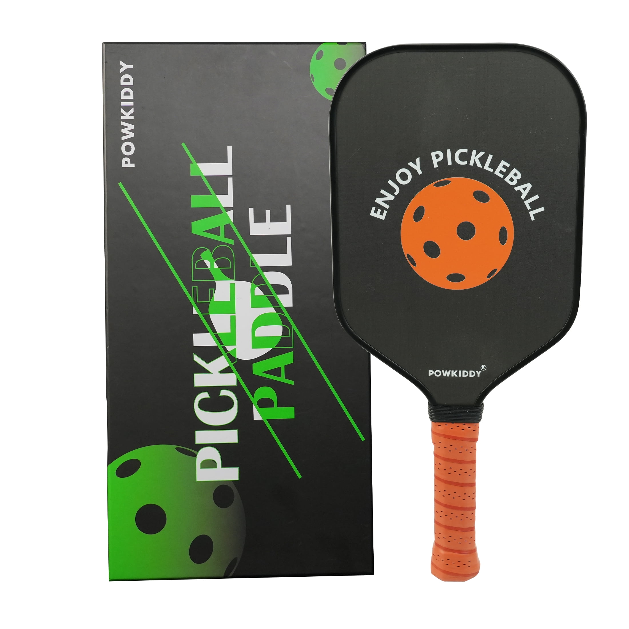Powkiddy T300 Carbon Fiber Pickleball paddle Frosting Fabric ...