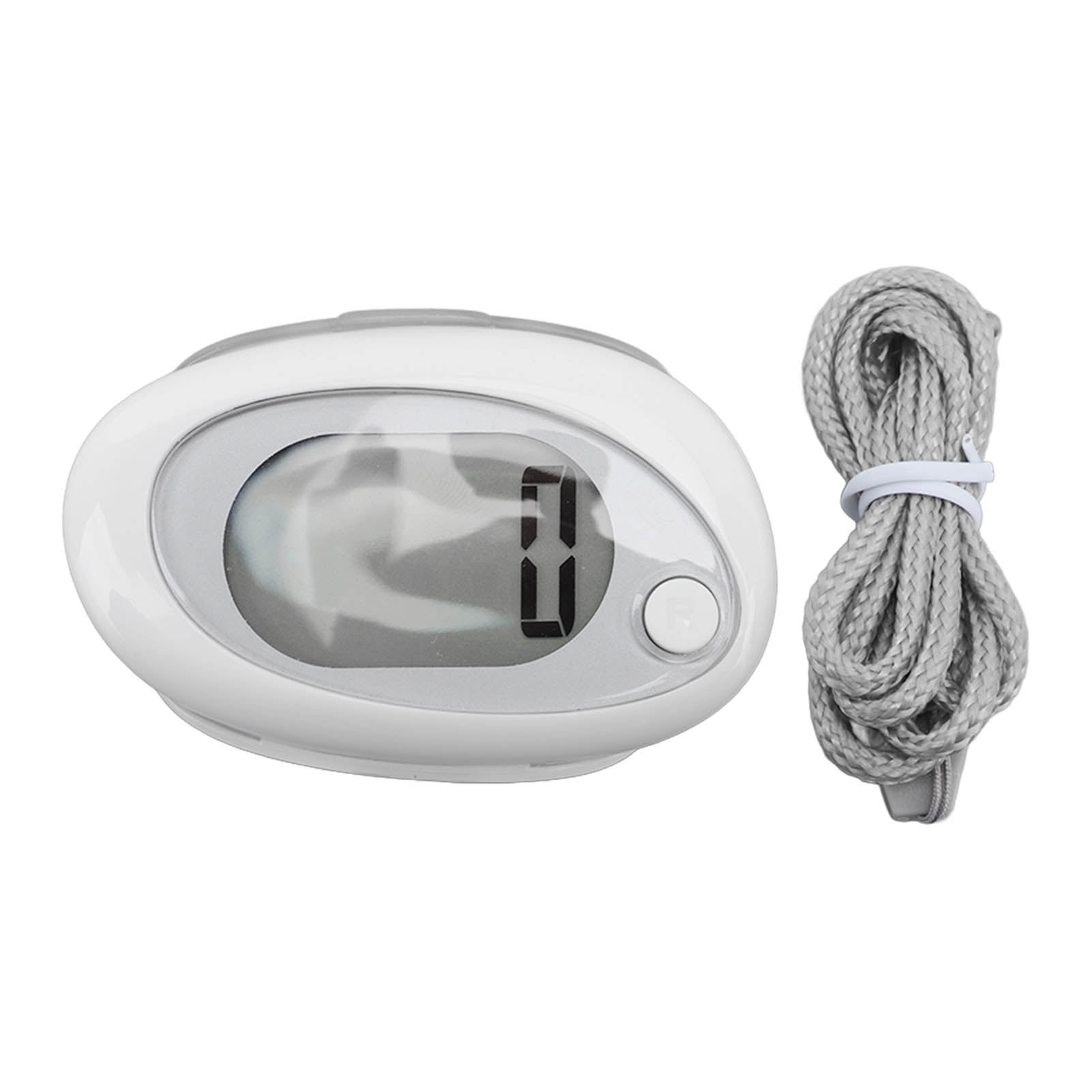 Powkky 3D Pedometer Simple Step Counter with Clip Lanyard Accurate ...