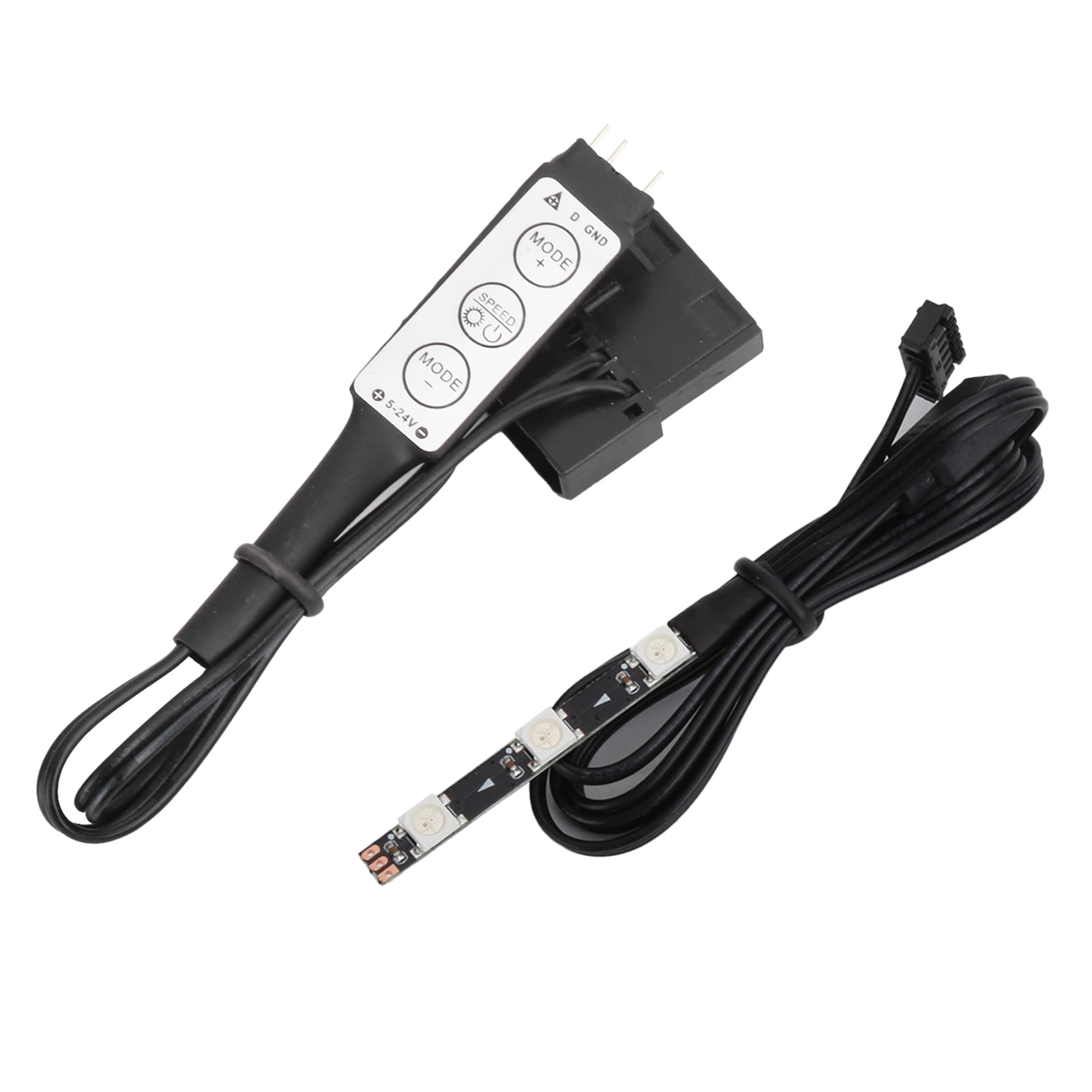 Powkky 5V Computer Water Cooler Block LED Strip CPU Water Cooling Block ...