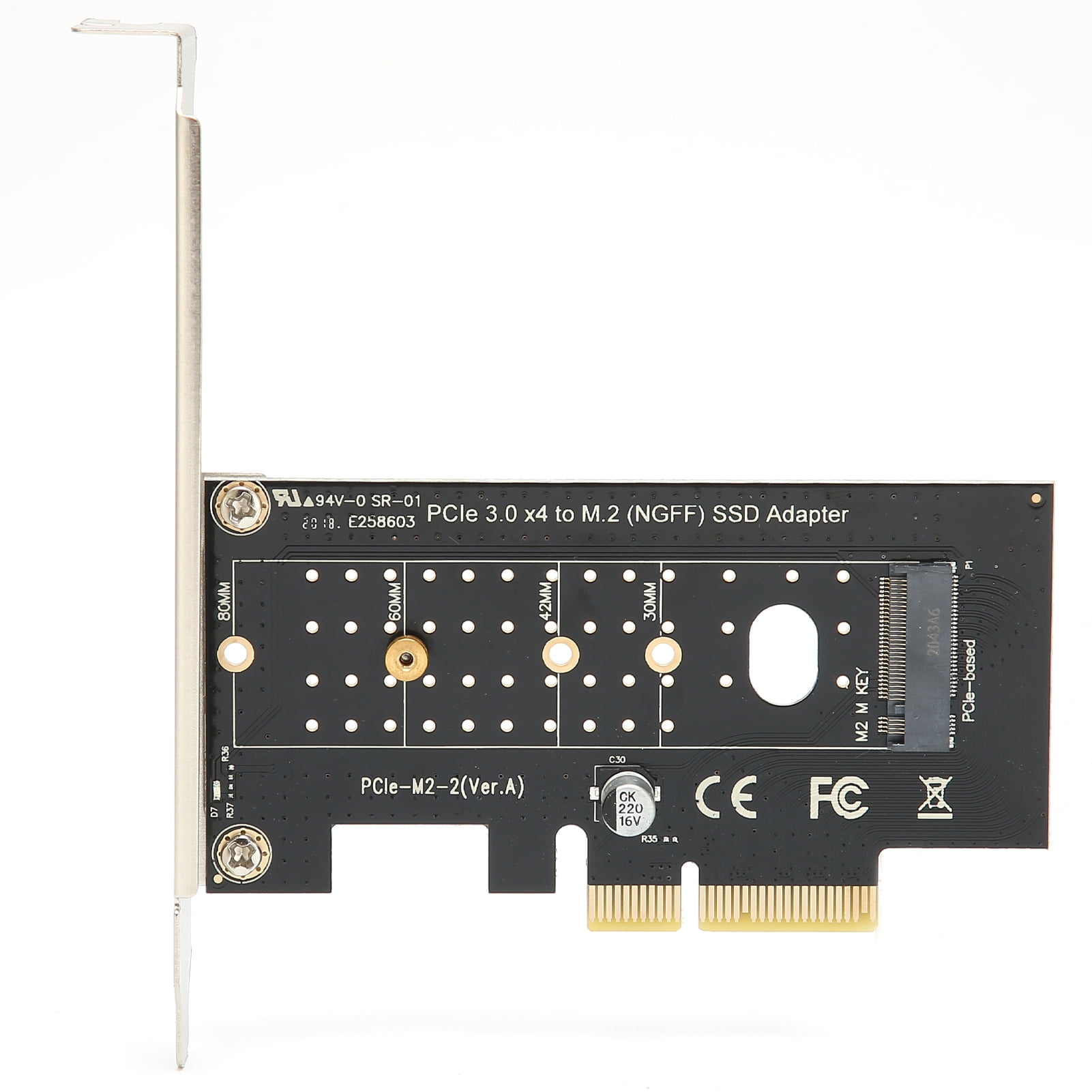 Powkky Adapter Card PCIE 3.0 X4 to M.2 NVMe SSD NGFF Interface Riser ... Powkky Adapter Card PCIE 3.0 X4 to M.2 NVMe SSD NGFF Interface Riser ...