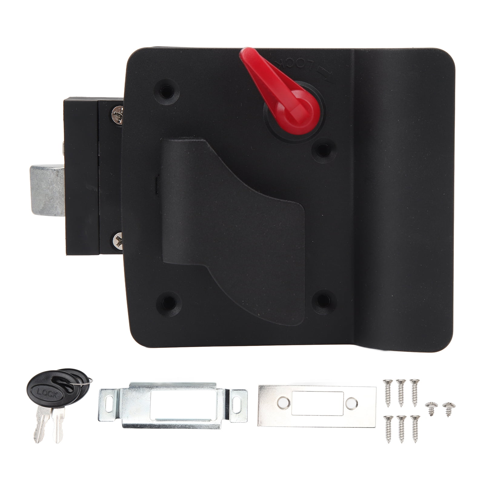 Powkky Mechanical RV Door Latch Paddle Entry Door Lock Latch ...