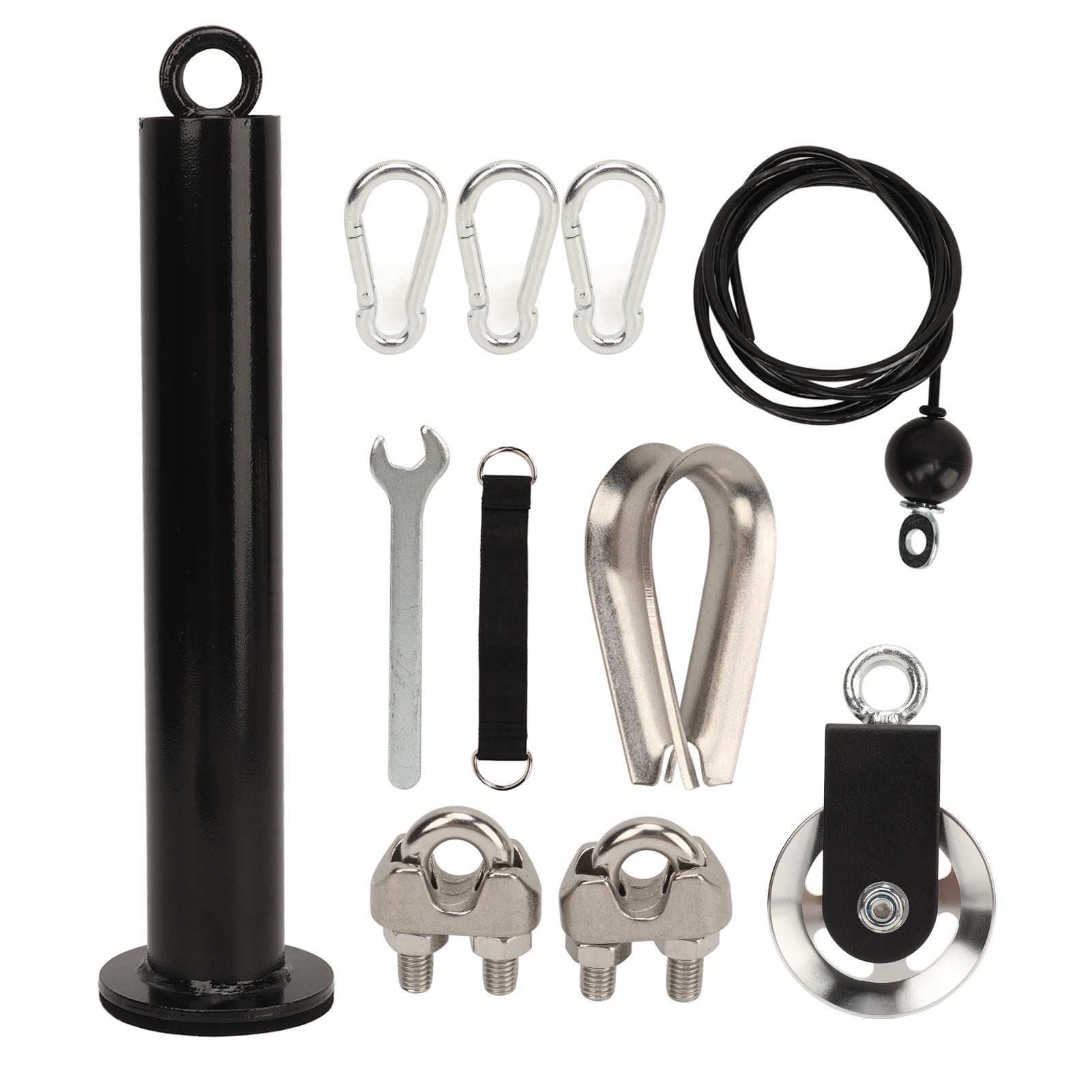 Powkky Weight Pulley System Easy to Install 360 Degree Rotating Pulley ...