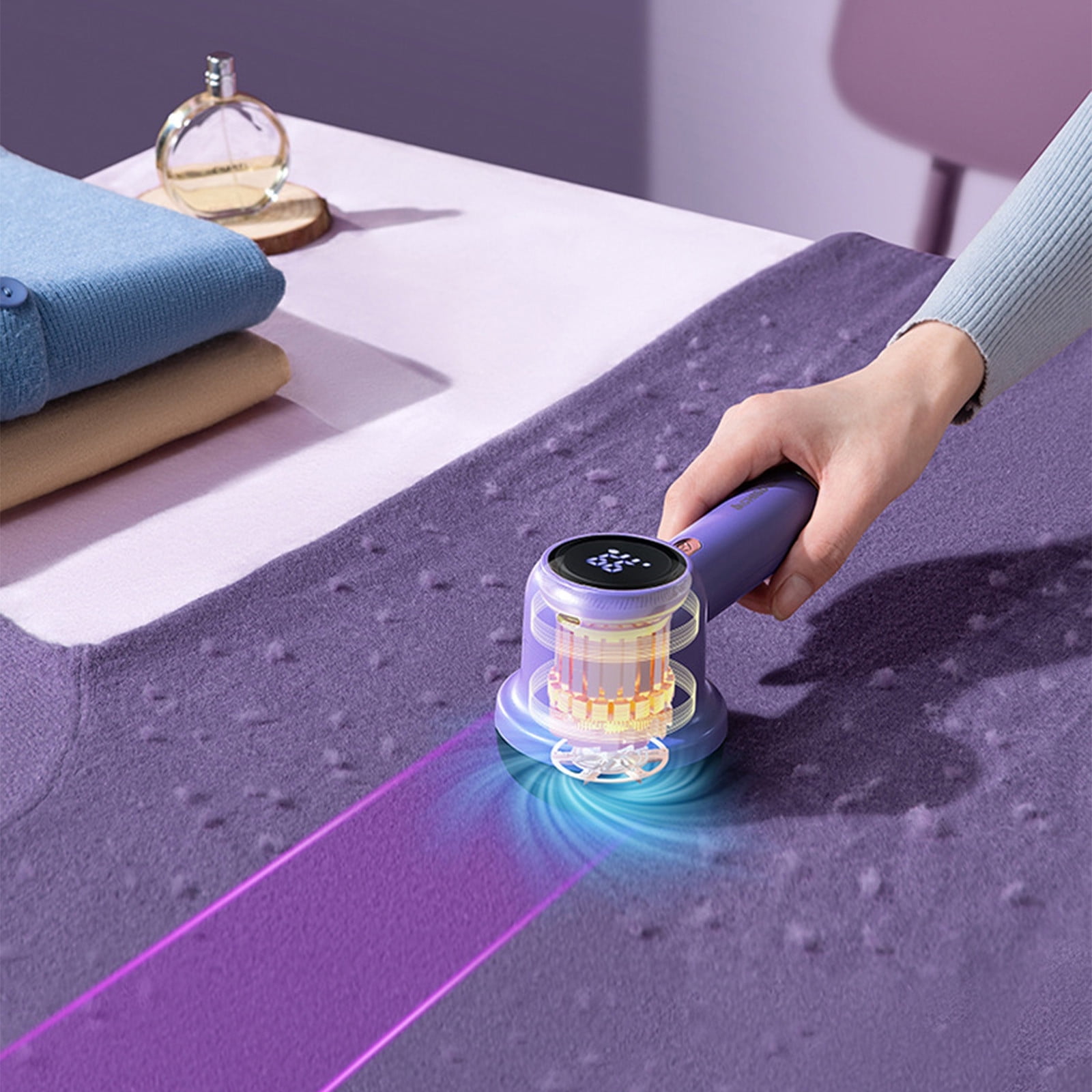 Powodzenia Clothes Lint Remover-power Display- Six-tooth Blade- Ultra ...