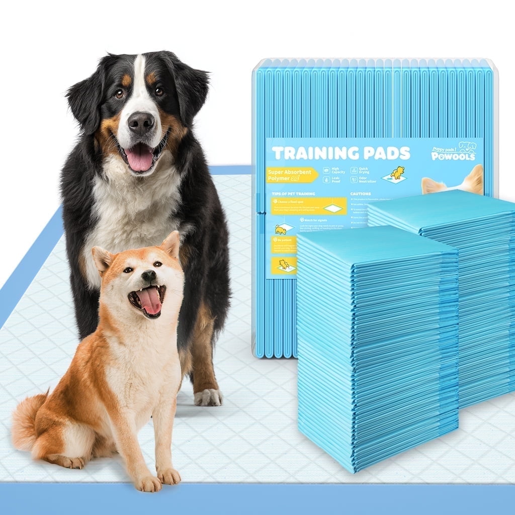 Powools Puppy Pads, Extra Large 6-Layer Super Absorbent Leak-Proof Pee ...