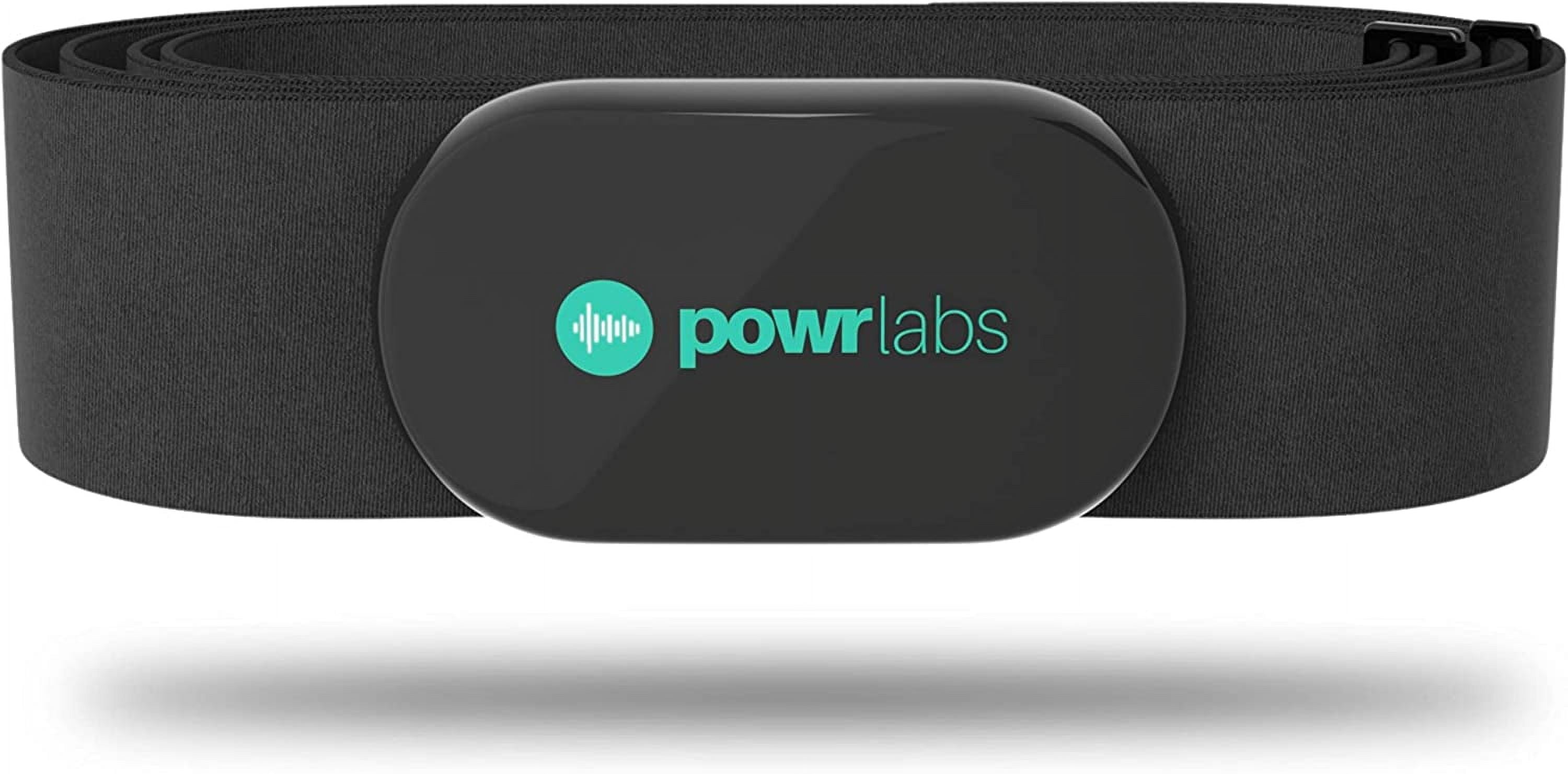 Powr Labs Bluetooth Heart Rate Monitor, Chest Strap, ANT+, Compatible ...