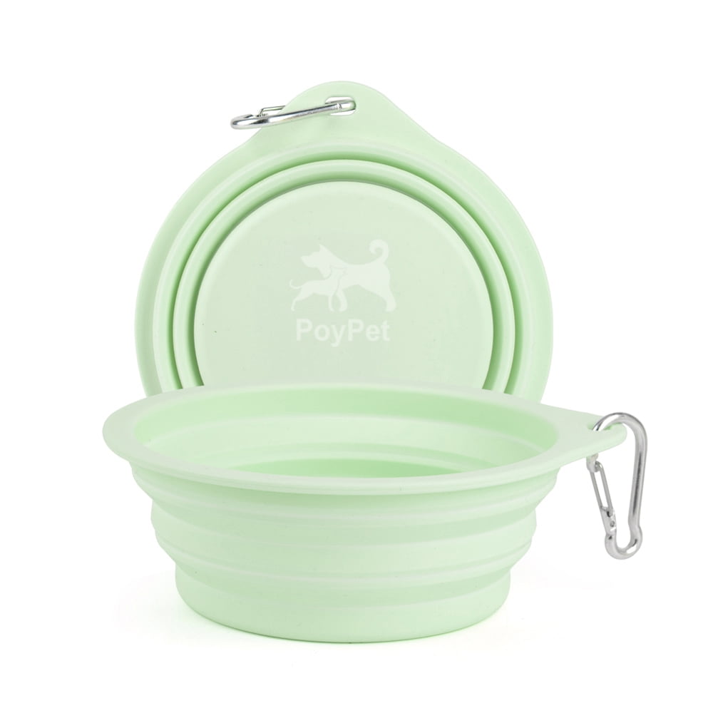 PoyPet Large Silicone Collapsible Dog Bowl 500 mL, Portable Water Bowl ...