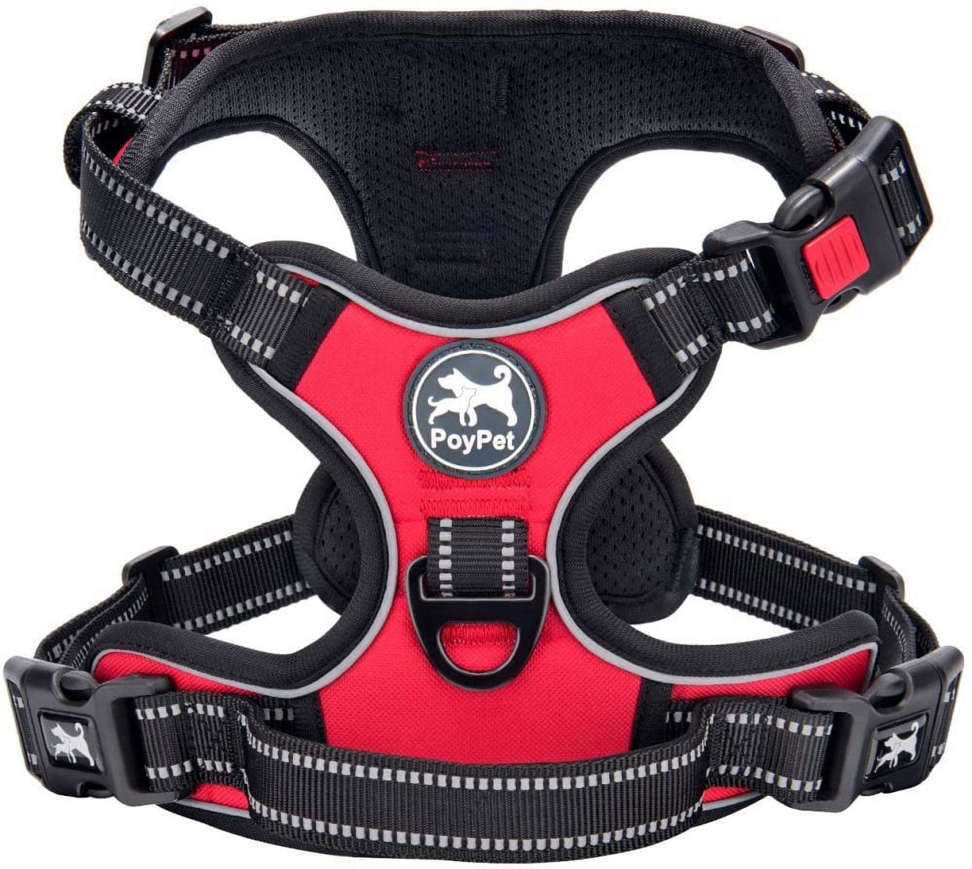 PoyPet No Pull Dog Harness,No Choke Front Lead Dog Reflective Harness ...